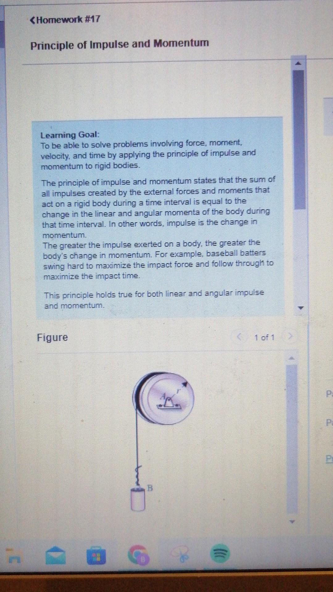 Solved Principle of Impulse and Momentum