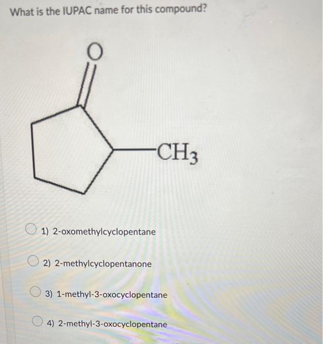 Solved Which is formaldehyde? a. H2C=O b. d. 1) A 2) B 3) C | Chegg.com