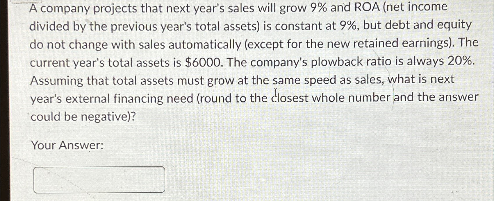 Solved A company projects that next year's sales will grow | Chegg.com