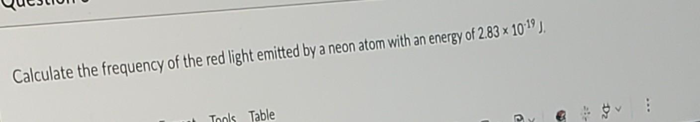 Solved Calculate the frequency of the red light emitted by a | Chegg.com