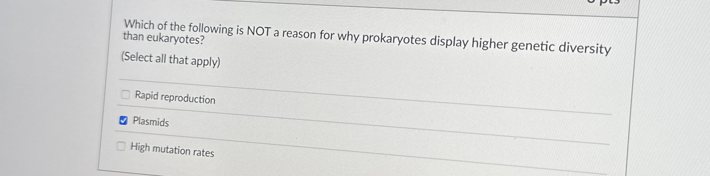 Solved Which of the following is NOT a reason for why | Chegg.com