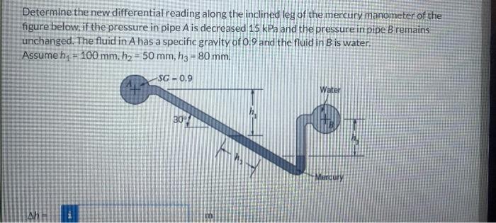 Solved Determine the new differential reading along the | Chegg.com