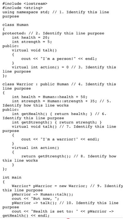 In this exercise, you will task to identify the 10 | Chegg.com