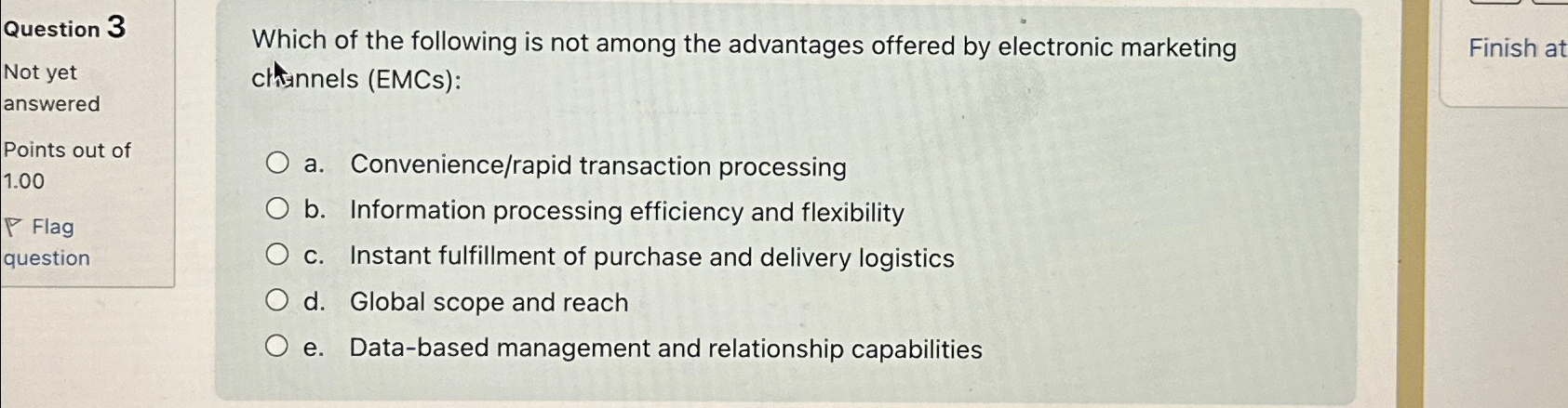 Solved Question 3Not yetWhich of the following is not among | Chegg.com