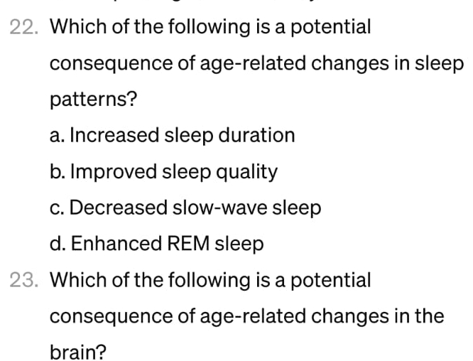 Solved Which of the following is a potential consequence of | Chegg.com