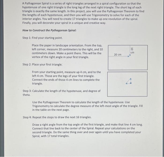 Solved hypotenuse of one right triangle is the long leg of | Chegg.com