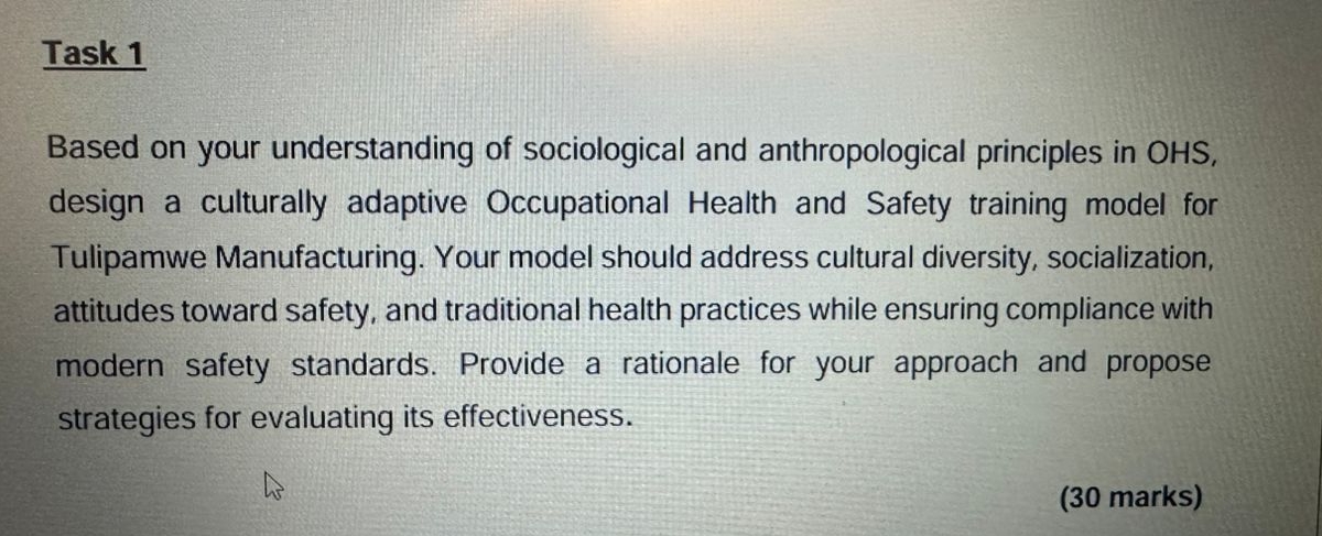 Solved Task 1Based on your understanding of sociological and | Chegg.com