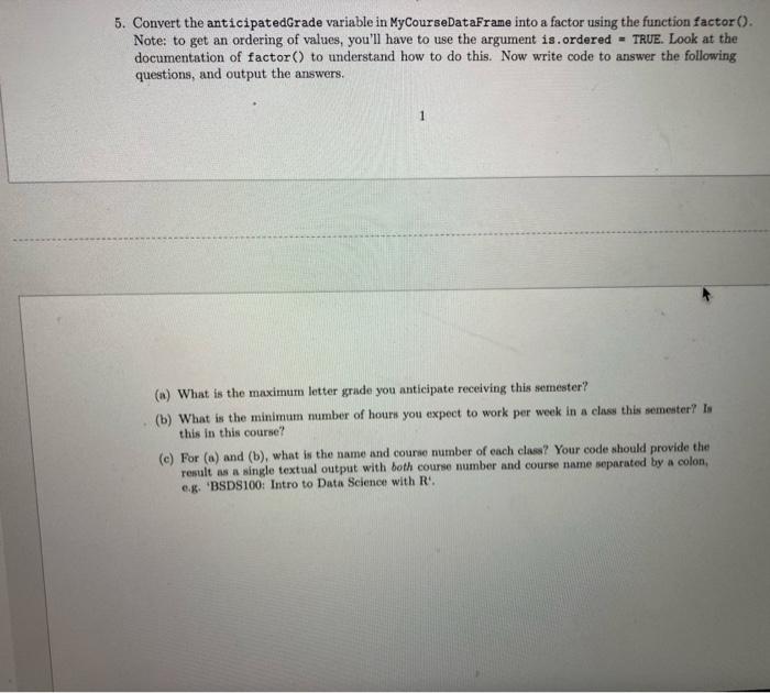 Solved 1. Create the following vectors, populated with | Chegg.com