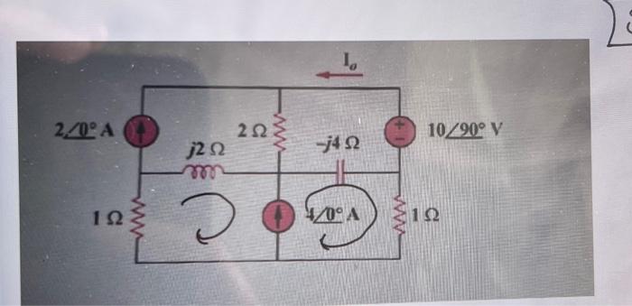 Solved Solve This Question By Mesh Analysis 0229