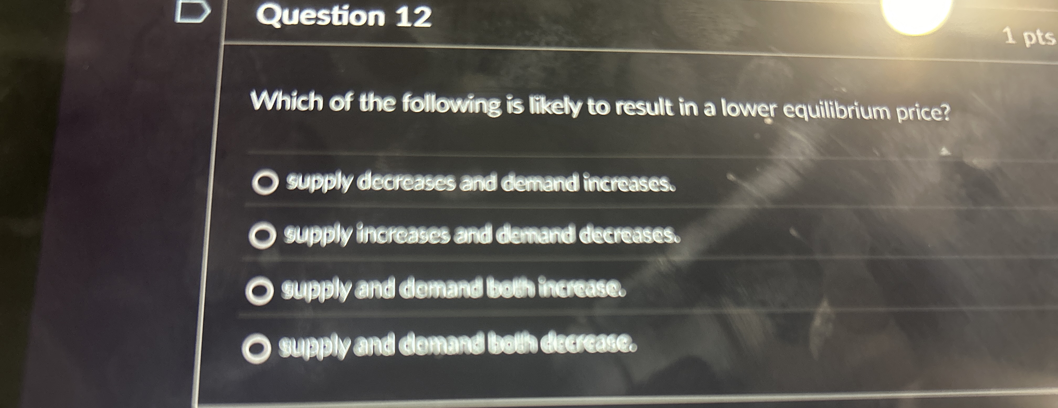 Solved Question 12Which of the following is likely to result | Chegg.com