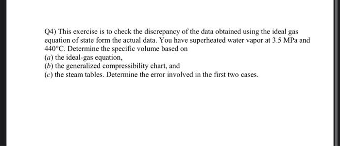 Solved Q4) This exercise is to check the discrepancy of the | Chegg.com