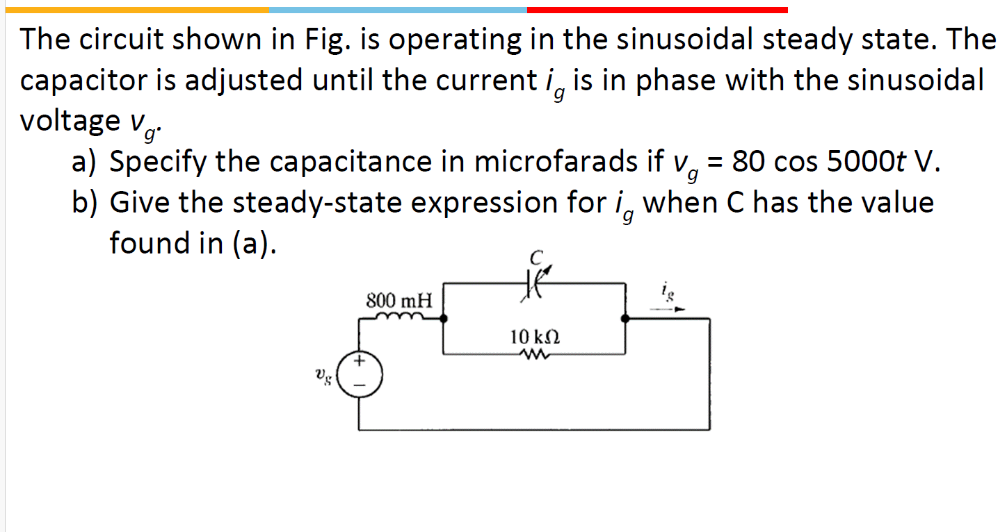 Solved The circuit shown in Fig. is operating in the | Chegg.com