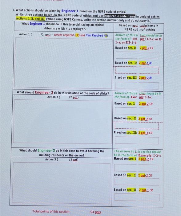 Solved Part 1: Engineering ethics case of study Three | Chegg.com