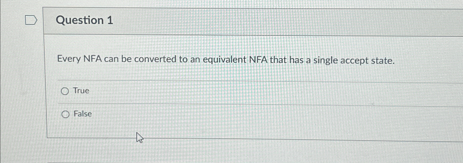 Solved Question 1Every NFA can be converted to an equivalent | Chegg.com