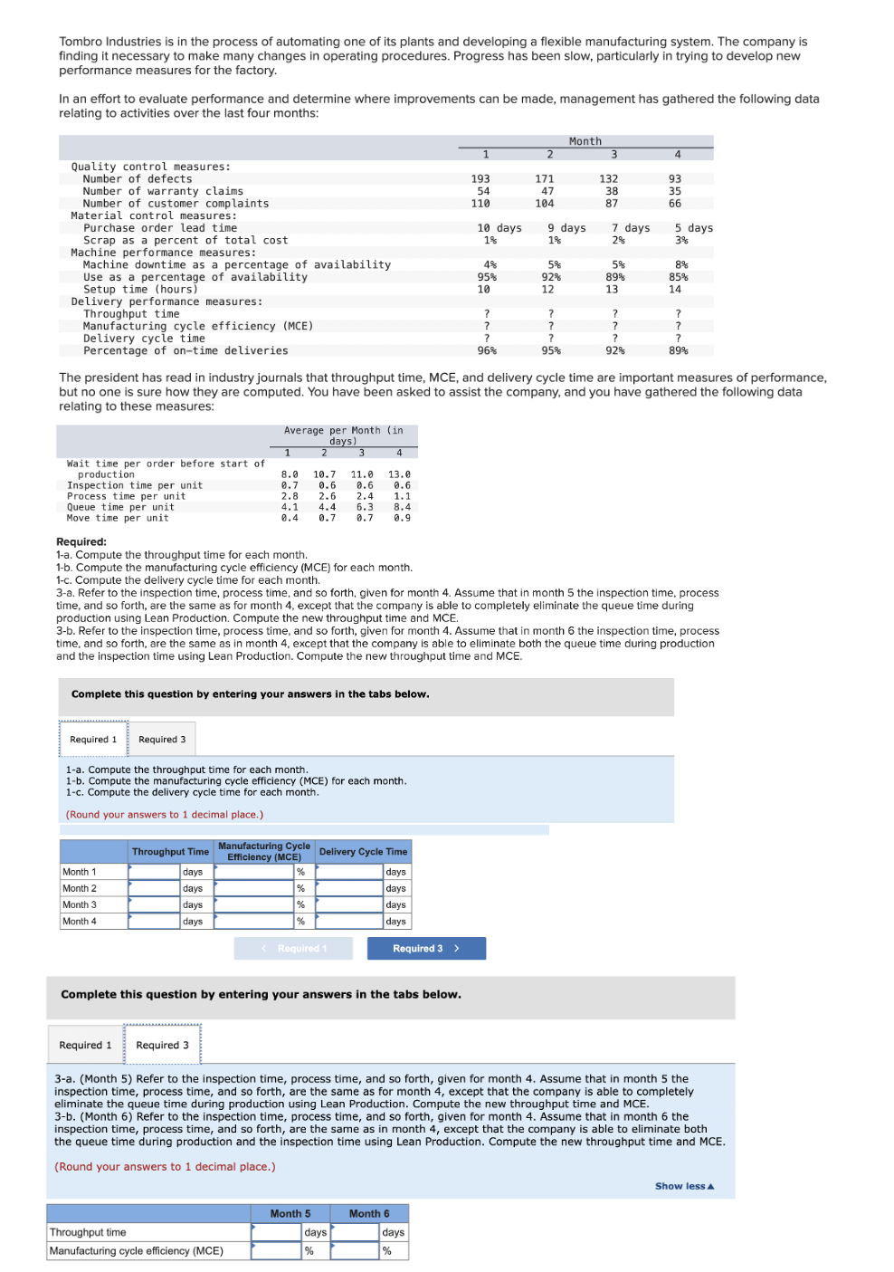 Solved Tombro Industries is in the process of automating one | Chegg.com