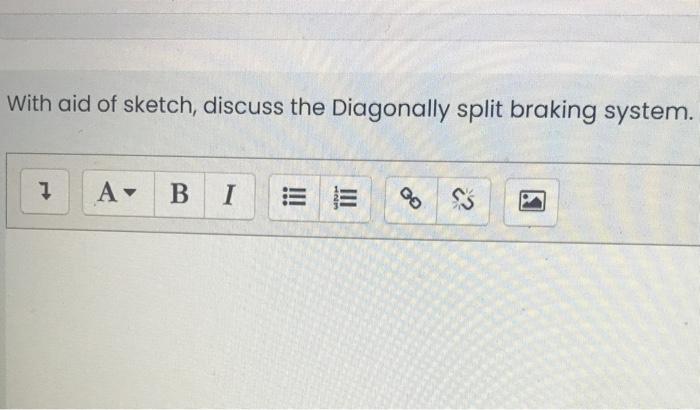 Solved With aid of sketch, discuss the Diagonally split | Chegg.com