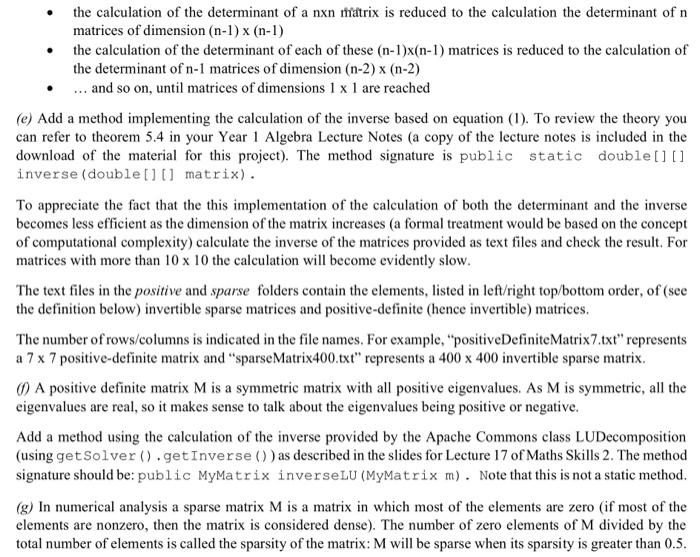 Solved In this part you will create a Java class which | Chegg.com