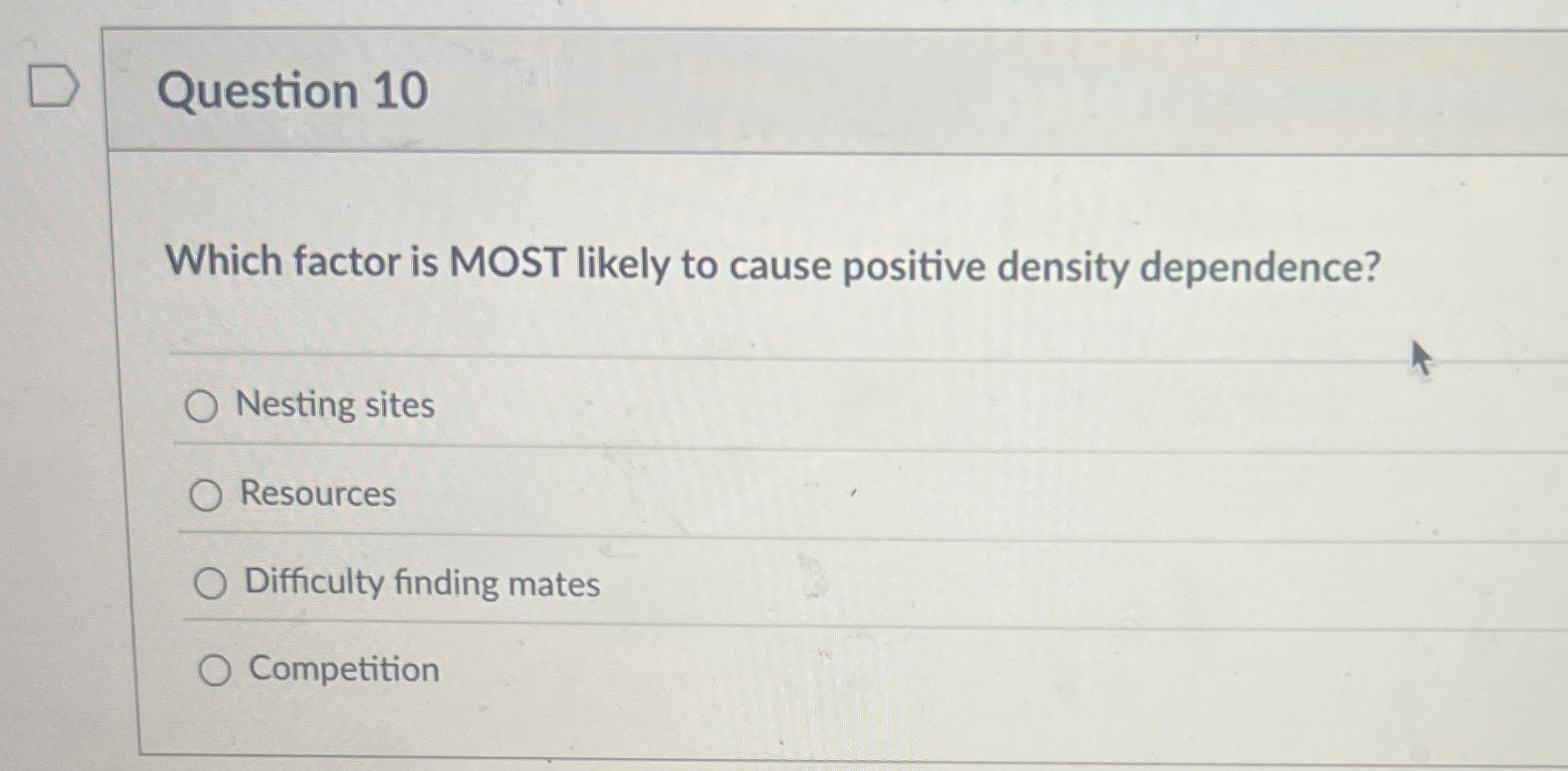 Solved Question 10Which factor is MOST likely to cause | Chegg.com