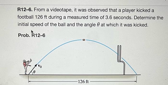 Solved R12-6. From a videotape, it was observed that a | Chegg.com
