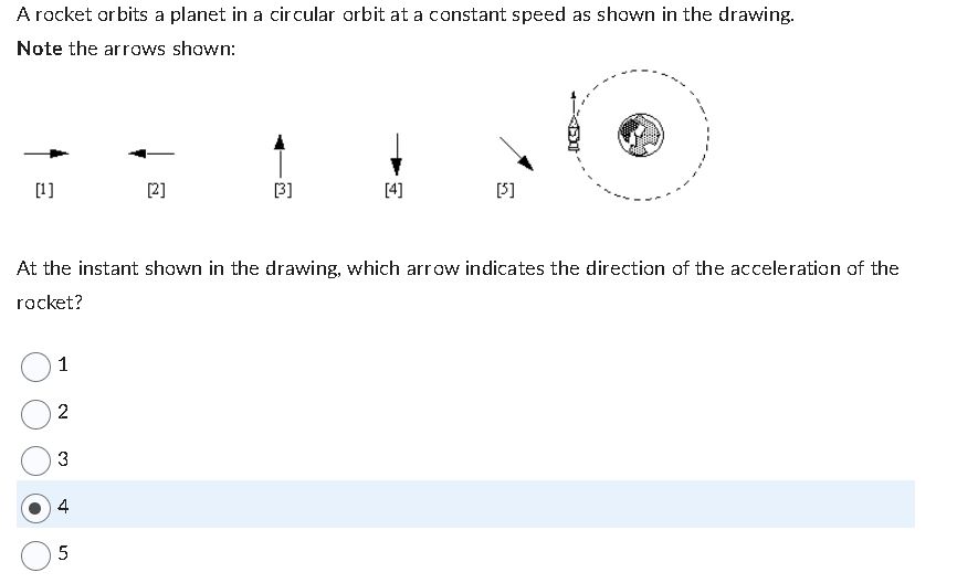 Solved A rocket orbits a planet in a circular orbit at a | Chegg.com