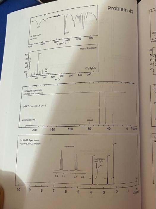 Solved please propose a chemical structure based on the | Chegg.com