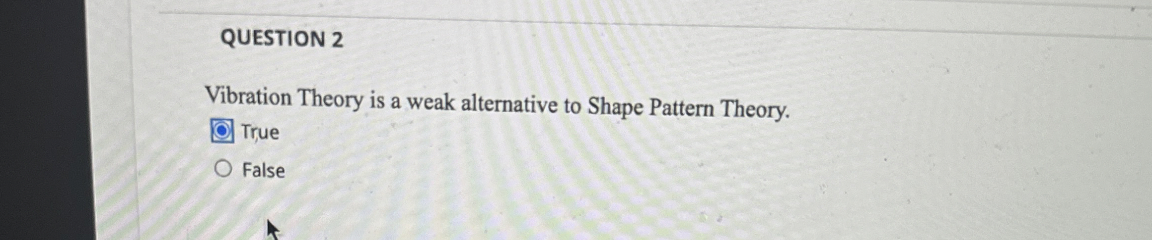Solved QUESTION 2Vibration Theory is a weak alternative to | Chegg.com