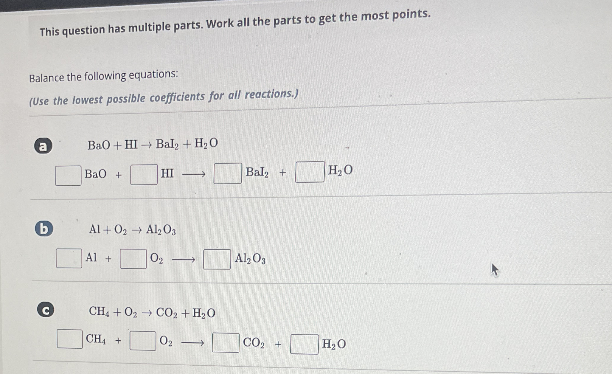 Solved This question has multiple parts. Work all the parts | Chegg.com