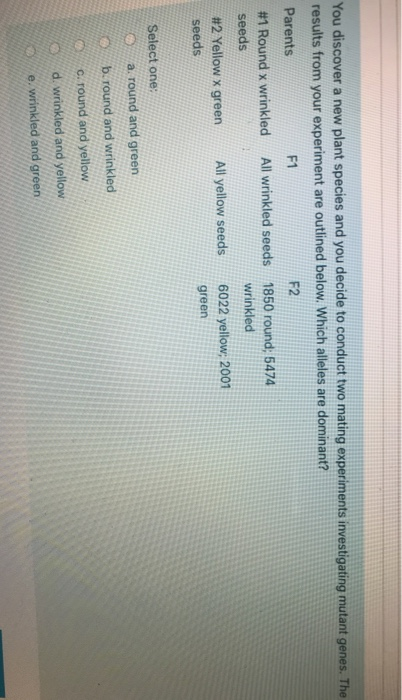 Solved In garden peas, an allele 'T' for axial flowers | Chegg.com