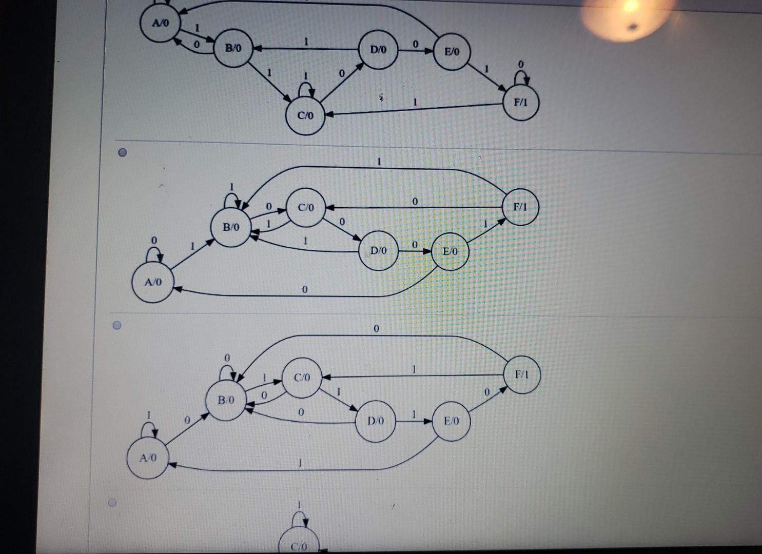 Solved Design the Moore-type state diagram for a "11001" | Chegg.com