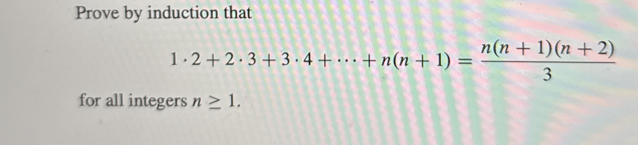 Solved Prove by induction | Chegg.com
