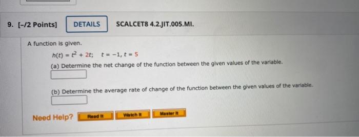 Solved 9. [-12 Points] DETAILS SCALCET8 4.2.JIT.005.MI. A | Chegg.com