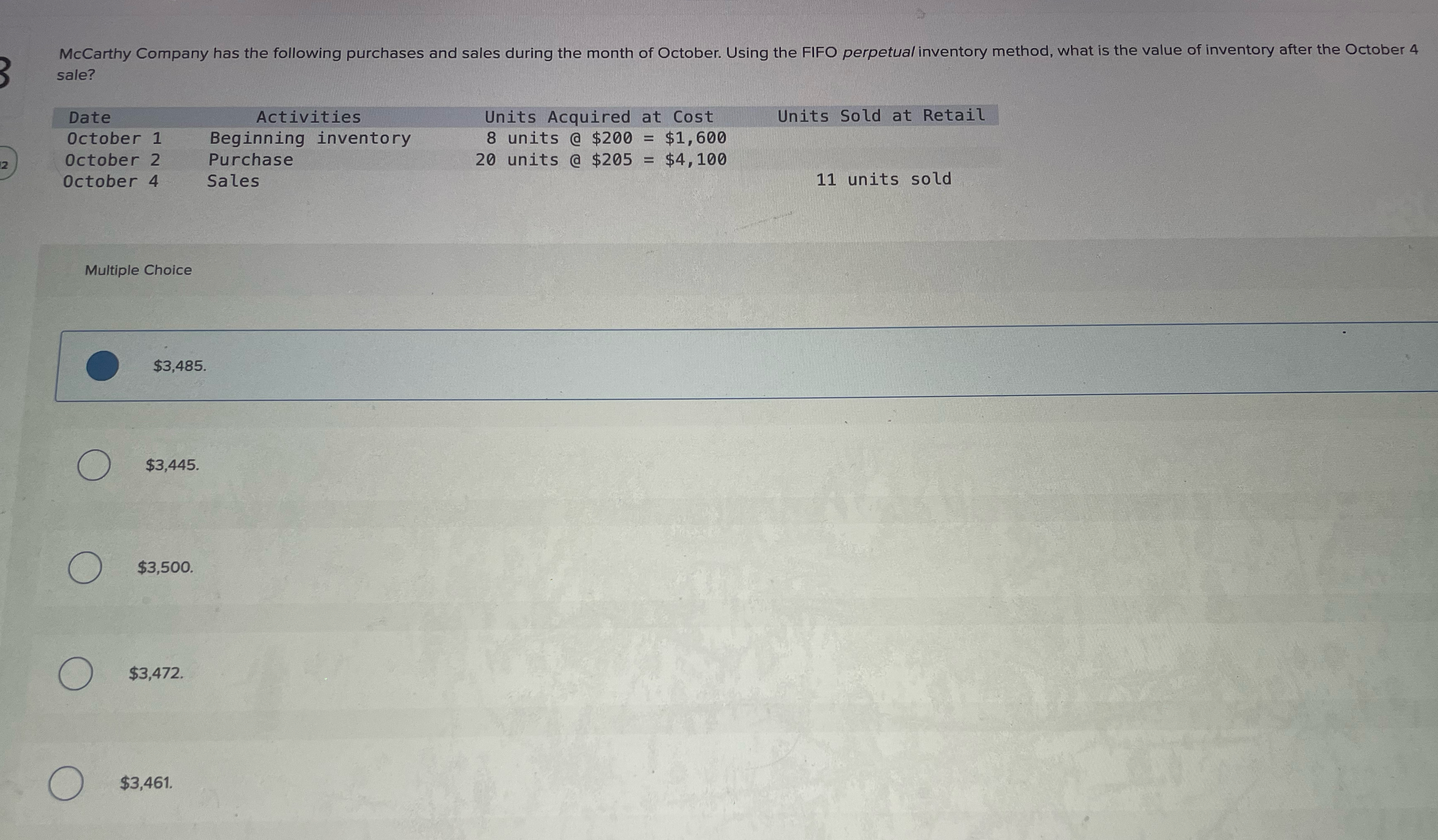 Solved sale?\table[[Date,Activities,Units Acquired at | Chegg.com