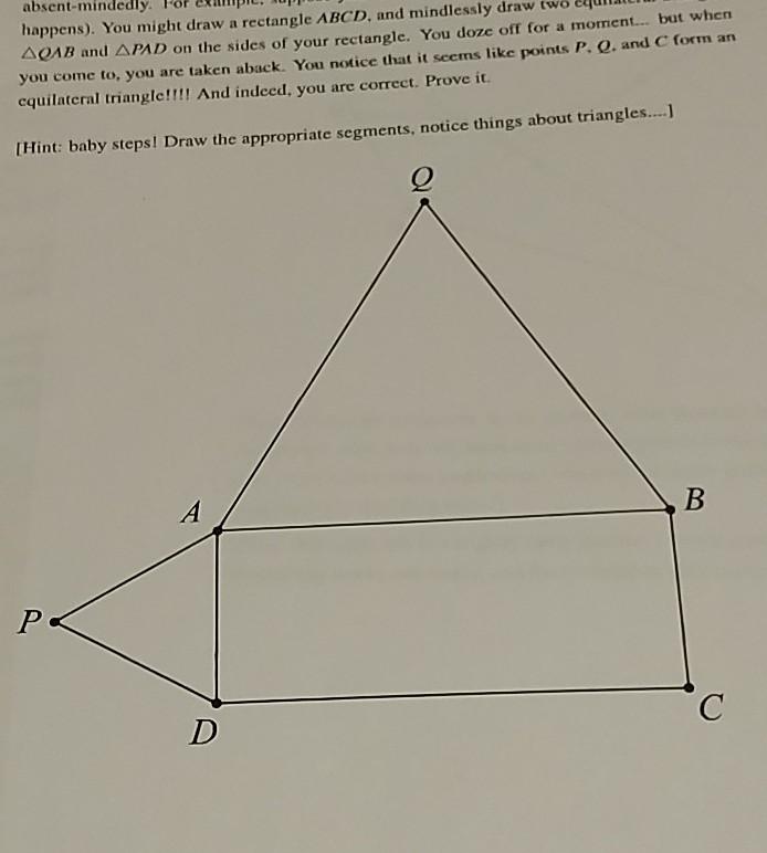 Solved 7. (12 pts Strange geometry results pop up all over | Chegg.com