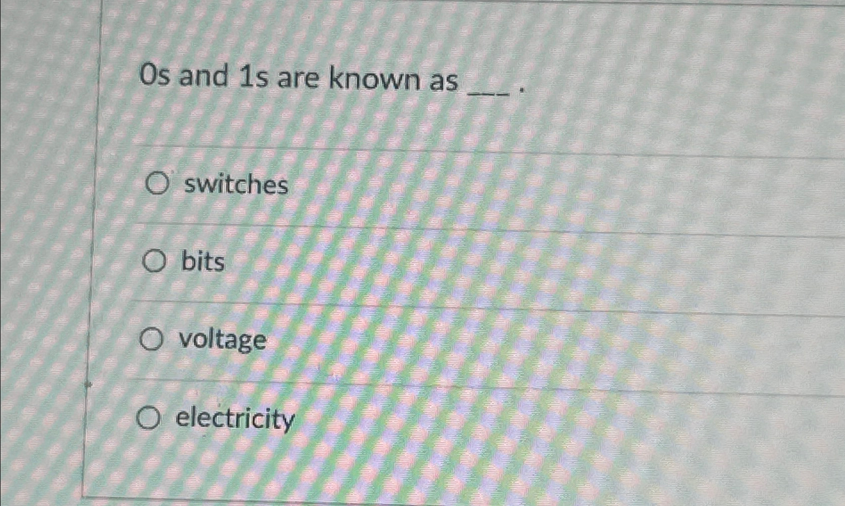 Solved Os and 1 ﻿s are known | Chegg.com