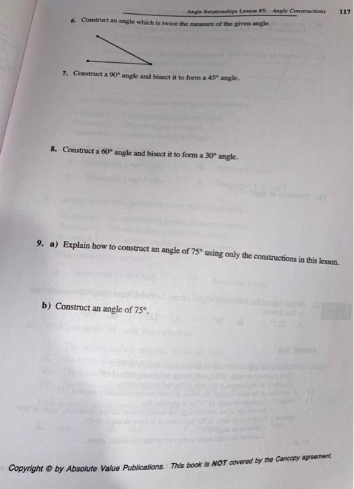 116 Angle Relationship Lessons Angle Core Assignment | Chegg.com