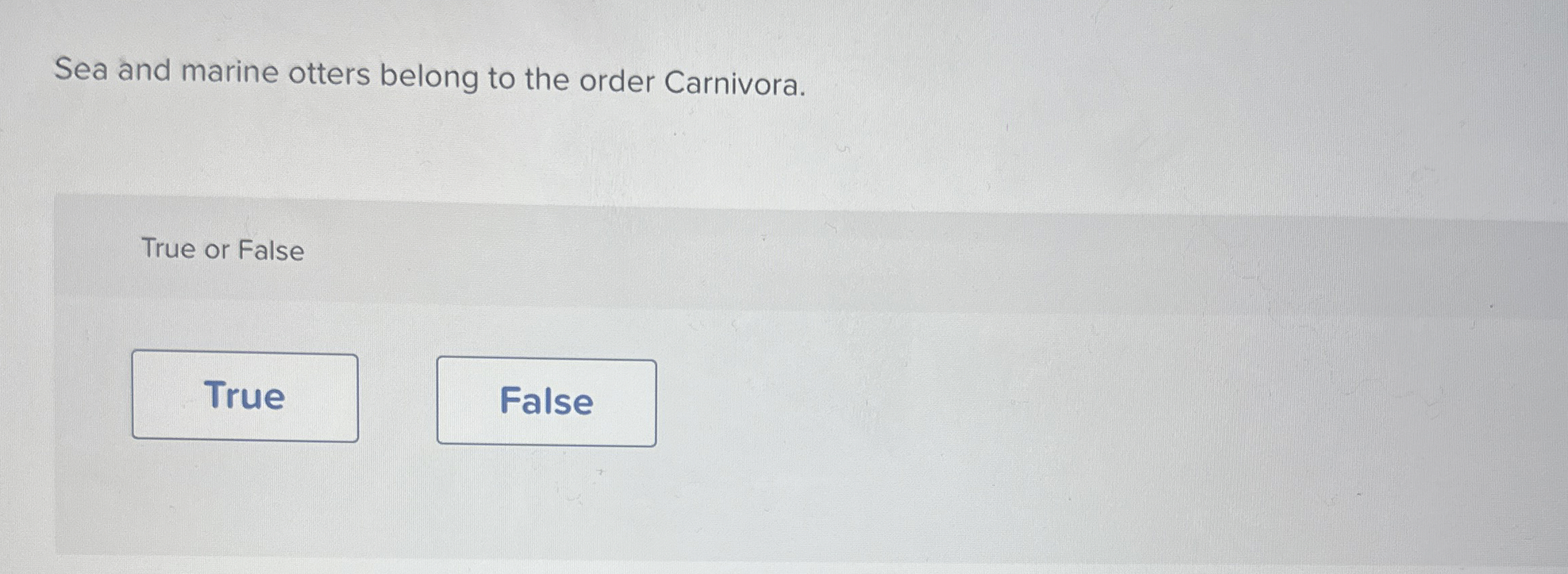 Sea and marine otters belong to the order | Chegg.com