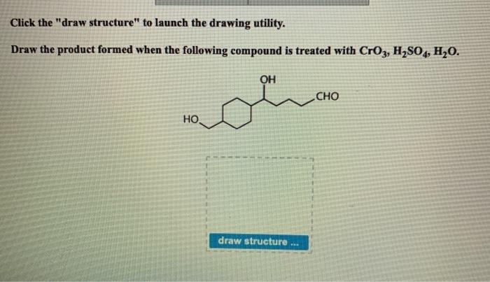 Solved Click the "draw structure" to launch the drawing | Chegg.com