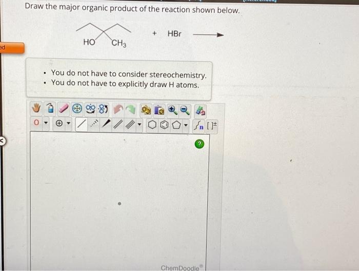 Solved The two reactants shown below are combined to bring | Chegg.com