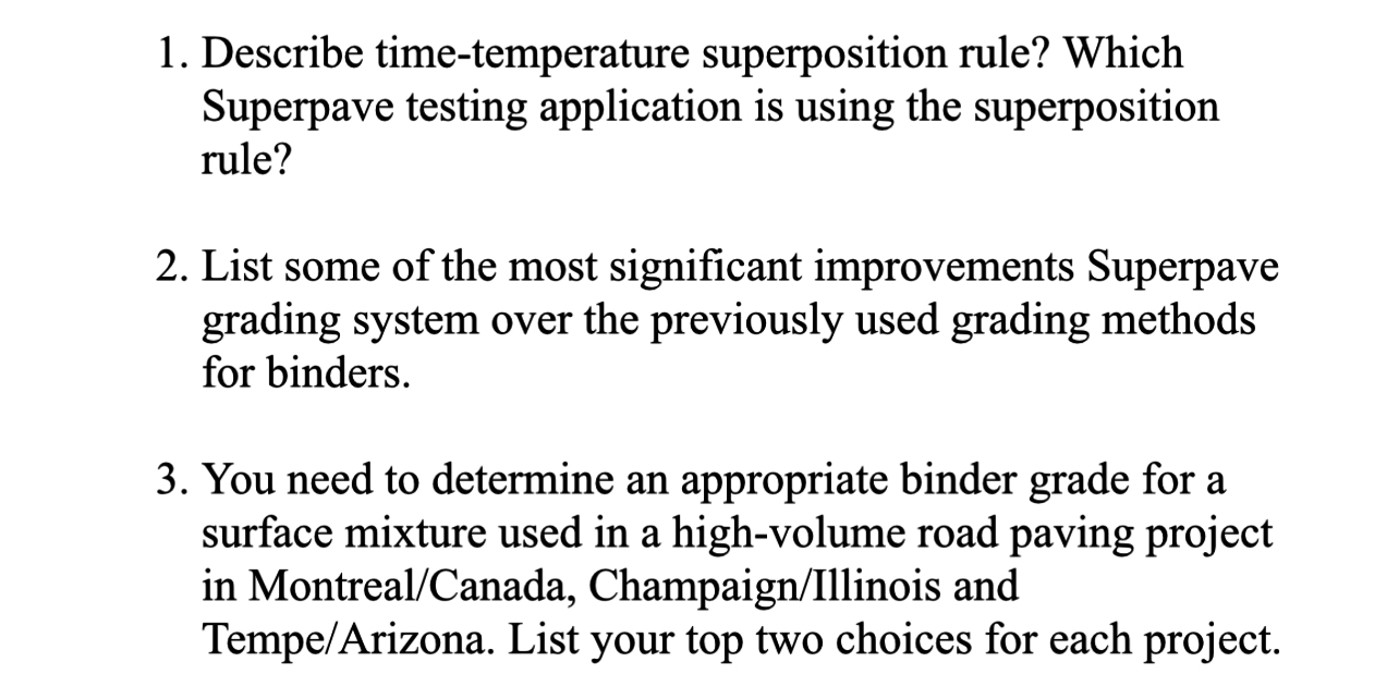 Solved Describe time-temperature superposition rule? Which | Chegg.com