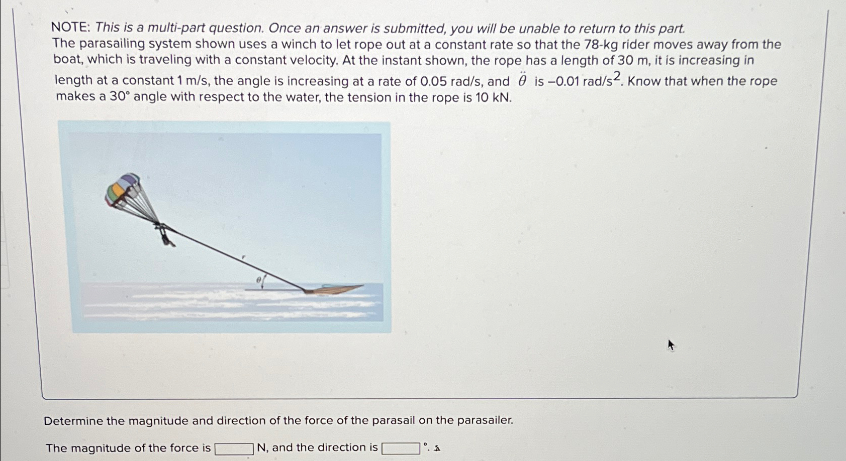 Solved NOTE: This is a multi-part question. Once an answer | Chegg.com