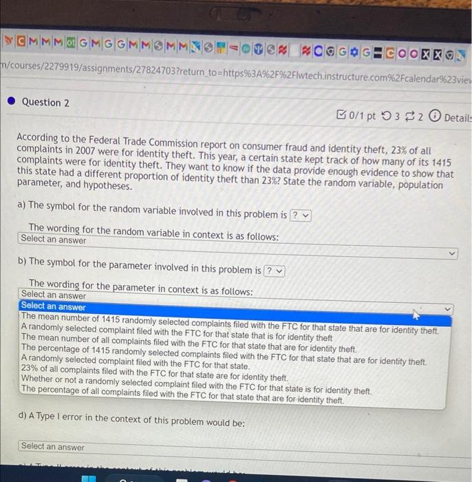 Solved According to the Federal Trade Commission report on | Chegg.com