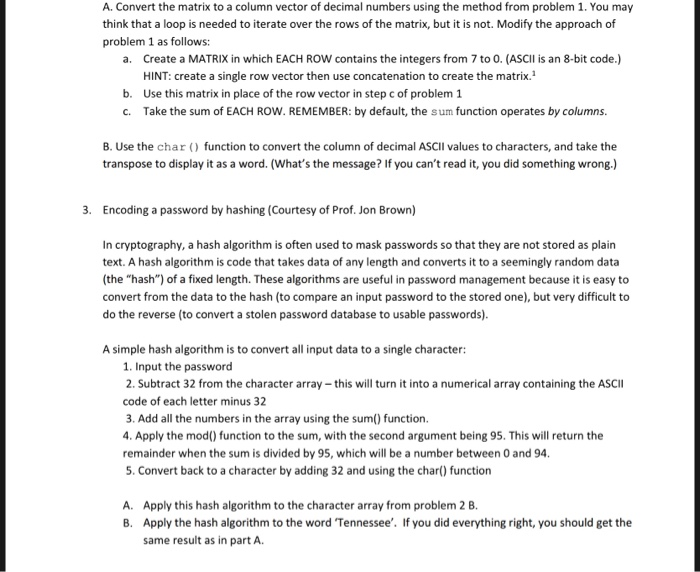 Solved Calculate the following in a script file. Terminate | Chegg.com