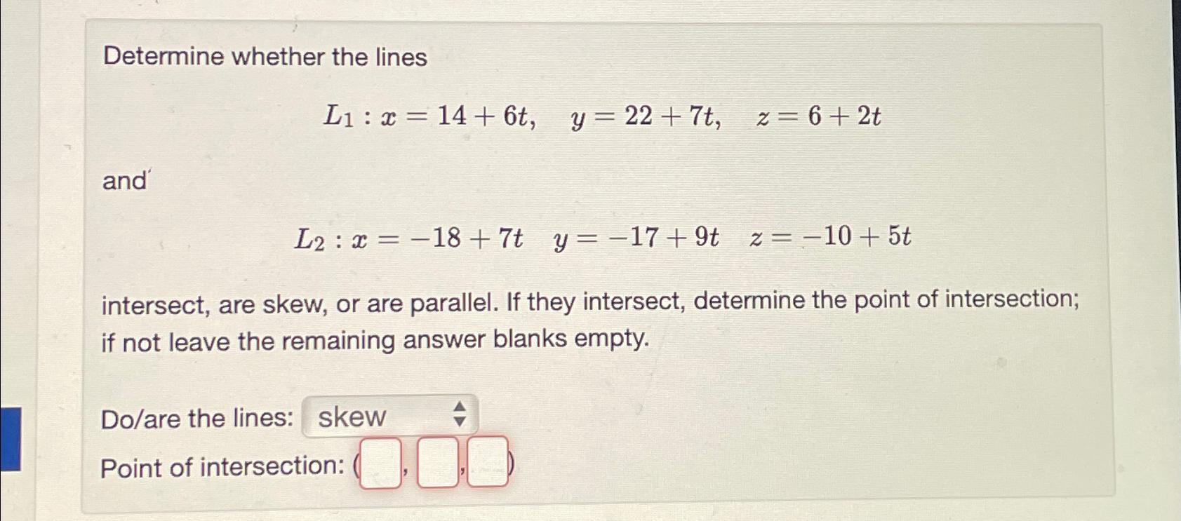 Solved Determine whether the | Chegg.com
