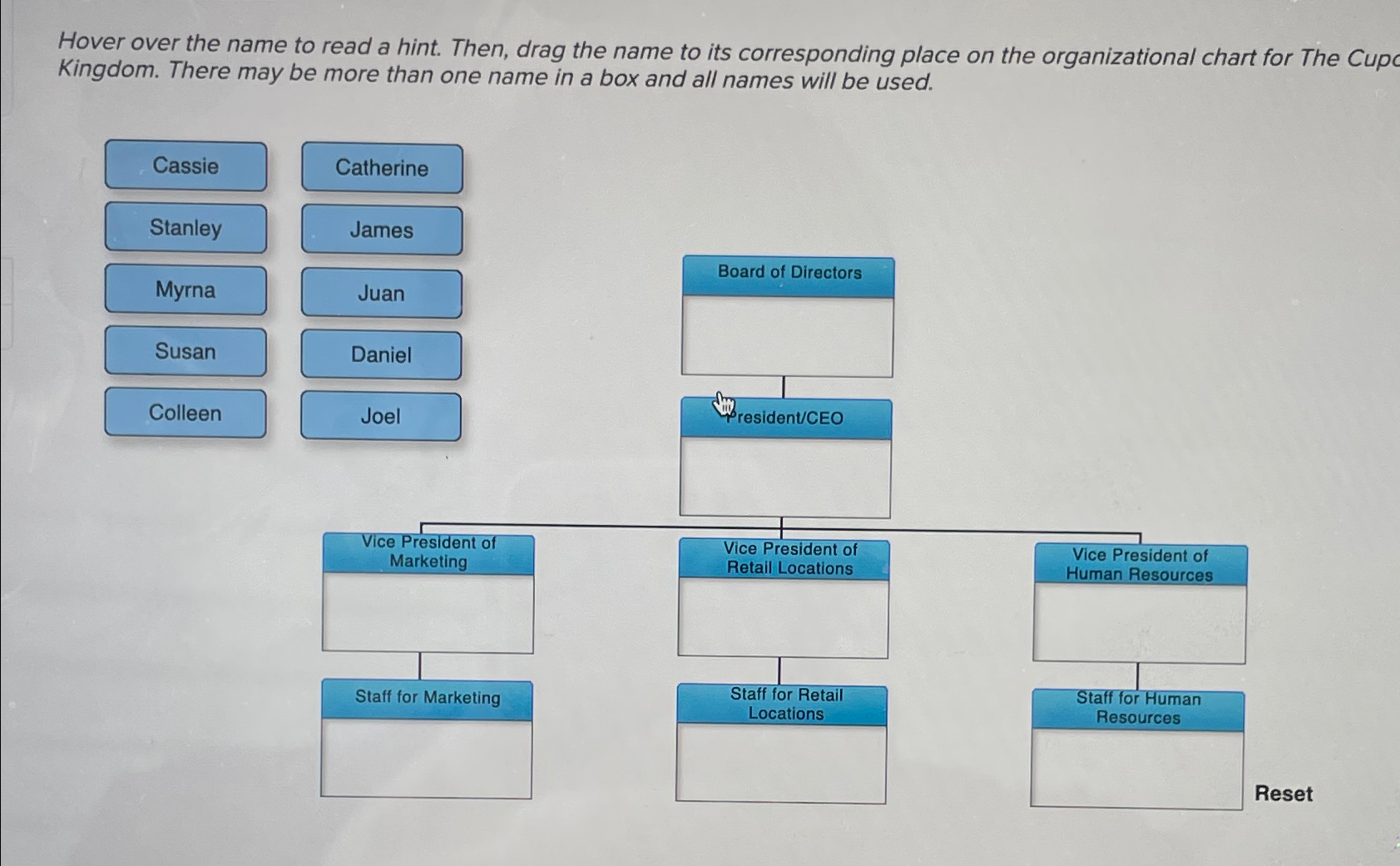 Solved Hover over the name to read a hint. Then, drag the | Chegg.com