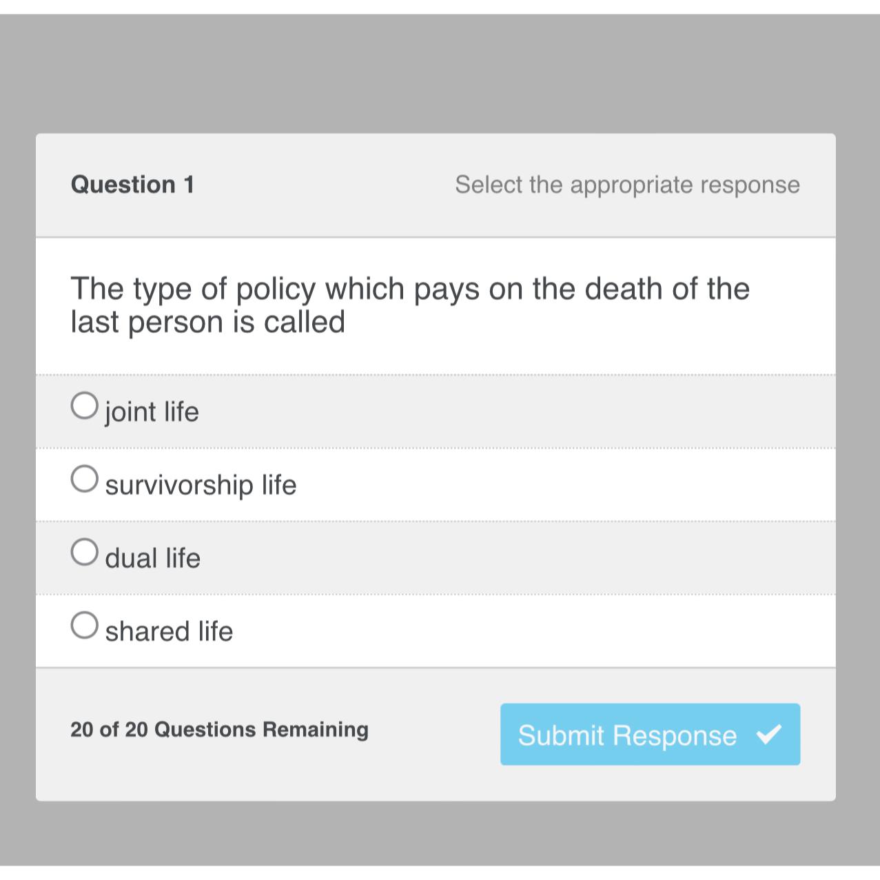 Solved Question 1Select the appropriate responseThe type of | Chegg.com Solved Question 1Select the appropriate responseThe type of | Chegg.com