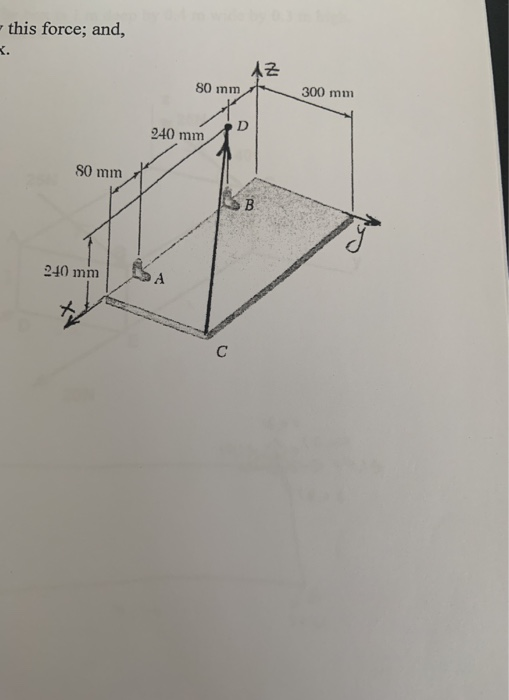Solved Problem #3 (35 points) The rectangular plate shown | Chegg.com