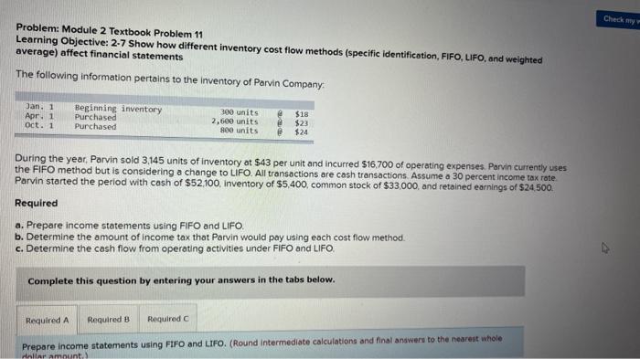 Solved Problem: Module 2 Textbook Problem 11 Learning | Chegg.com