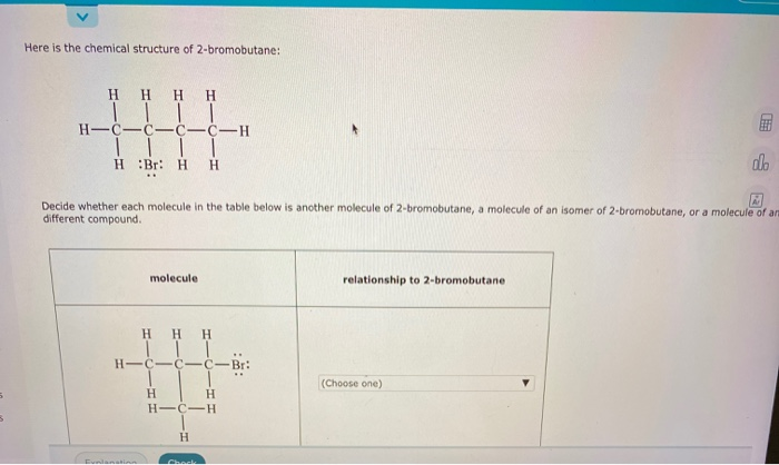 Solved decide whether each molecule in the table below is | Chegg.com