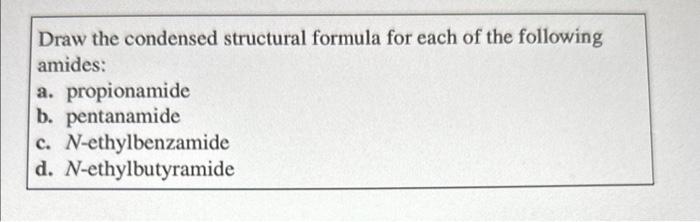 Solved Give the IUPAC and common names (if any) for each of | Chegg.com