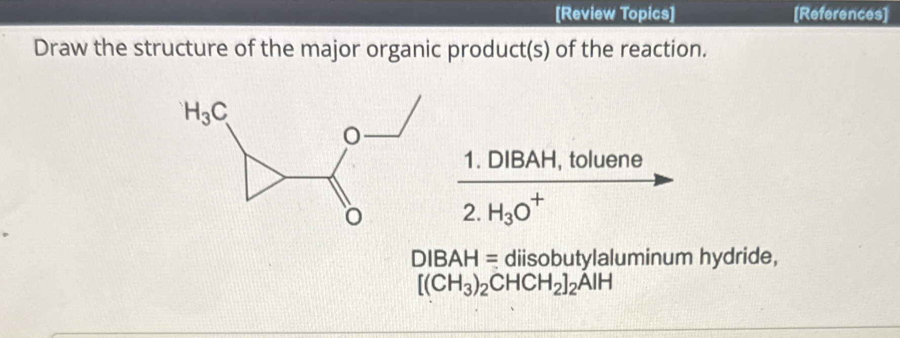 Solved [Review Topics][References]Draw the structure of the | Chegg.com